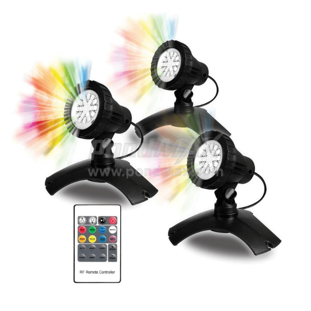 Small Color Changing LED 3-Light Kit - PondMAX